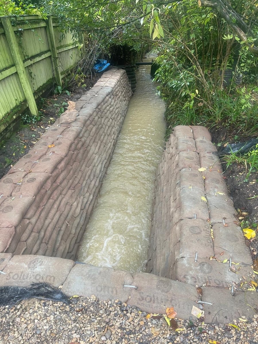 Culvert Overflow Gulley
